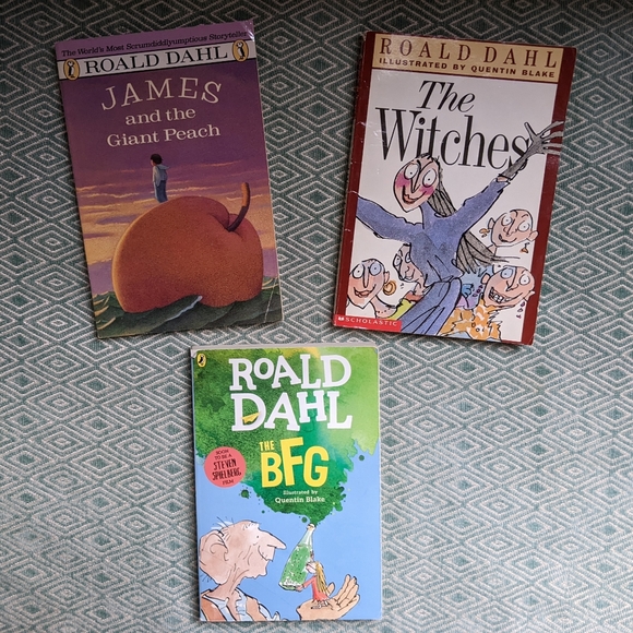 Other | Roald Dahl 3 Book Bundle The Bgf James And The Giant Peach The ...